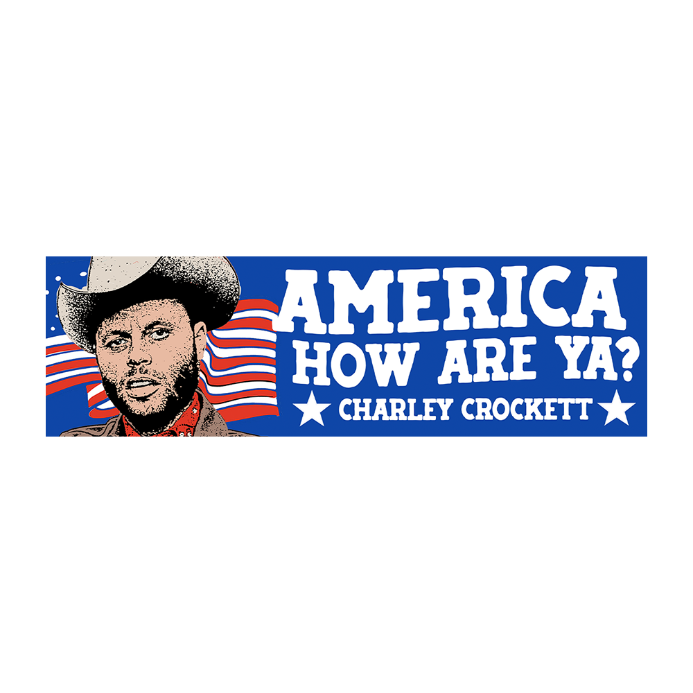America How Are Ya? Bumper Stickers - Charley Crockett Official Store