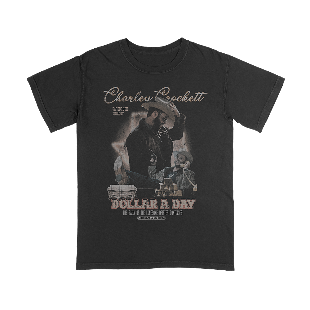 The Saga Continues Tee - Charley Crockett Official Store