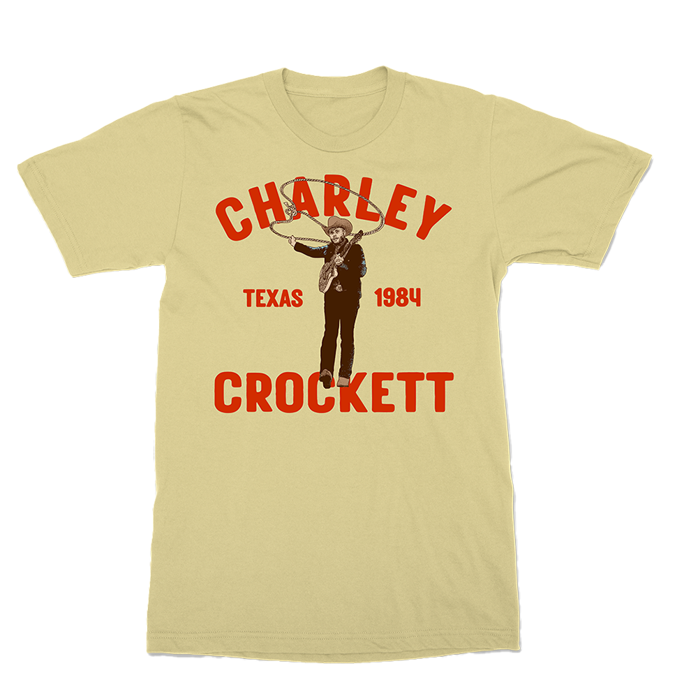 Charley Crockett Lasso Yellow Tee - Charley Crockett Official Store